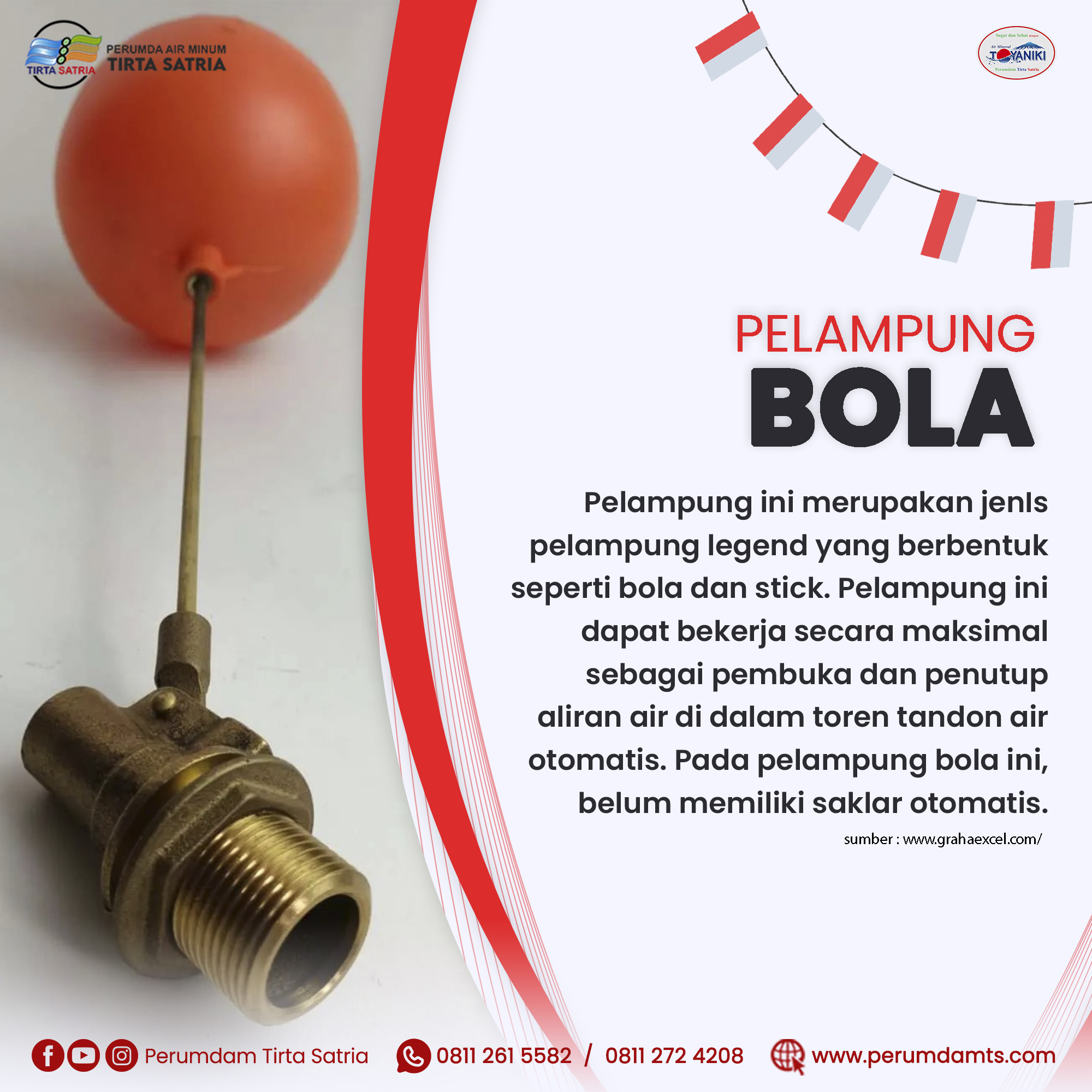 Yuk Kenali Jenis-Jenis Pelampung Toren – PERUMDA AIR MINUM TIRTA SATRIA