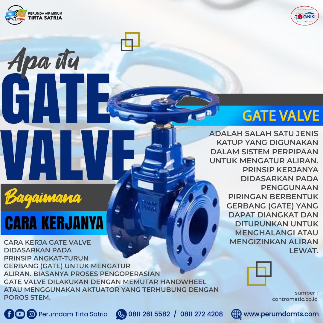 Apa itu Gate Valve? Bagaimana cara Kerjanya? – PERUMDA AIR MINUM TIRTA ...